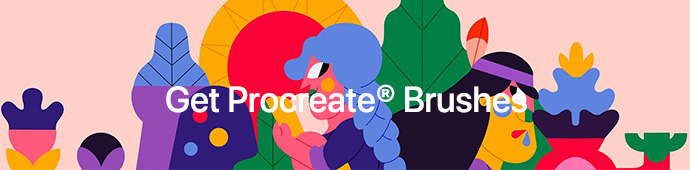 procreate笔刷库 - 入门绘画教程，全明星笔刷下载