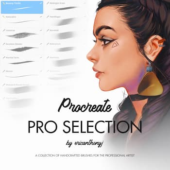 海怪笔刷大版本更新 - procreate笔刷库 - 入门绘画教程，全明星笔刷下载