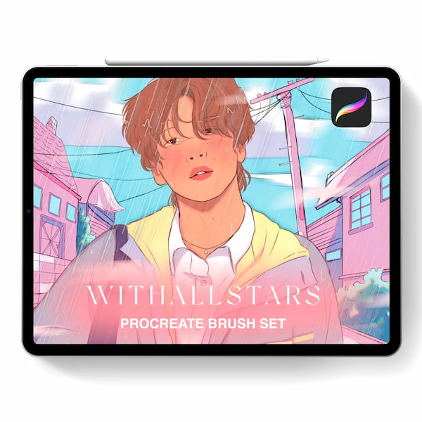 procreate笔刷库 - 入门绘画教程，全明星笔刷下载