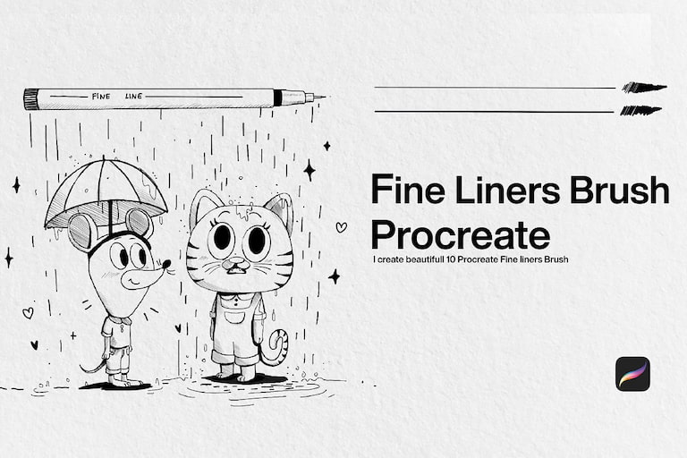 procreate笔刷库 - 入门绘画教程，全明星笔刷下载