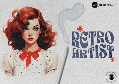procreate笔刷库 - 入门绘画教程，全明星笔刷下载